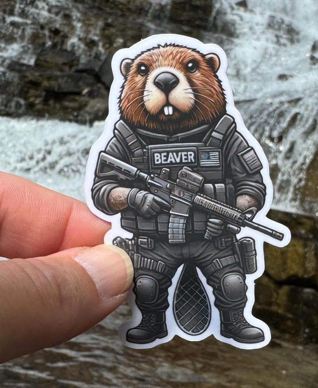 Tactical Beaver Sticker, Beaver, Tactical, Operator, Tactical Gear ...