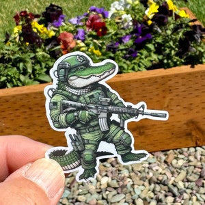 Tactical Alligator Sticker, Alligator, Tactical, Operator, Tactical ...