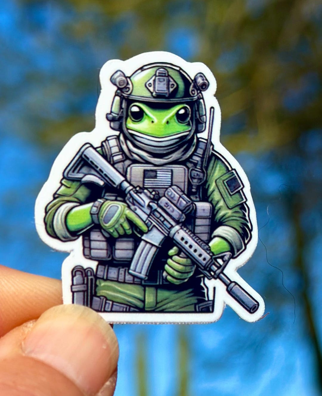 Tactical Frogman Vinyl Sticker, Military Operator - Etsy