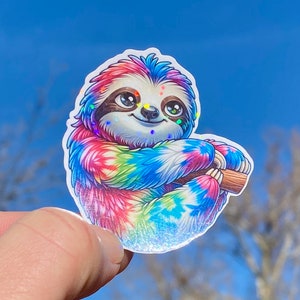 Sloth Sticker - Etsy
