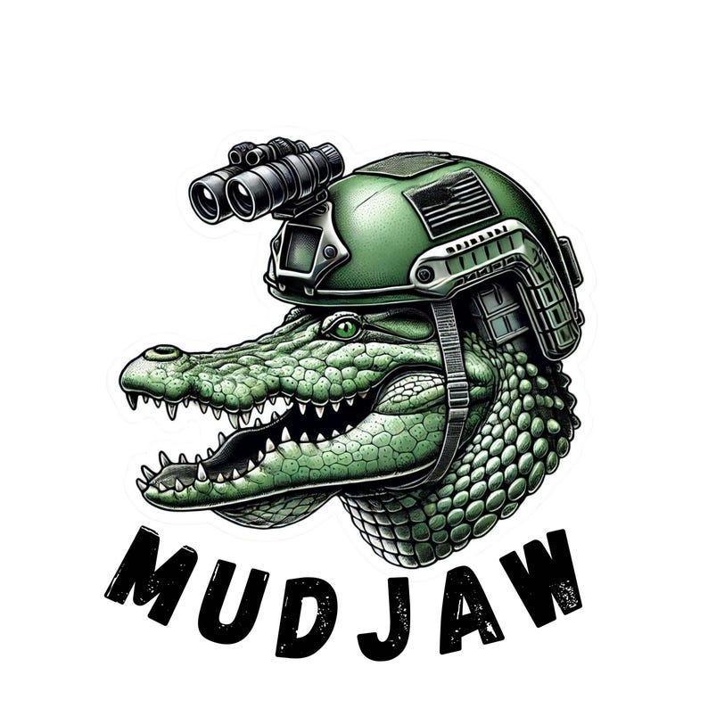 Tactical Crocodile Sticker, Crocodile, Tactical, Operator, Tactical ...