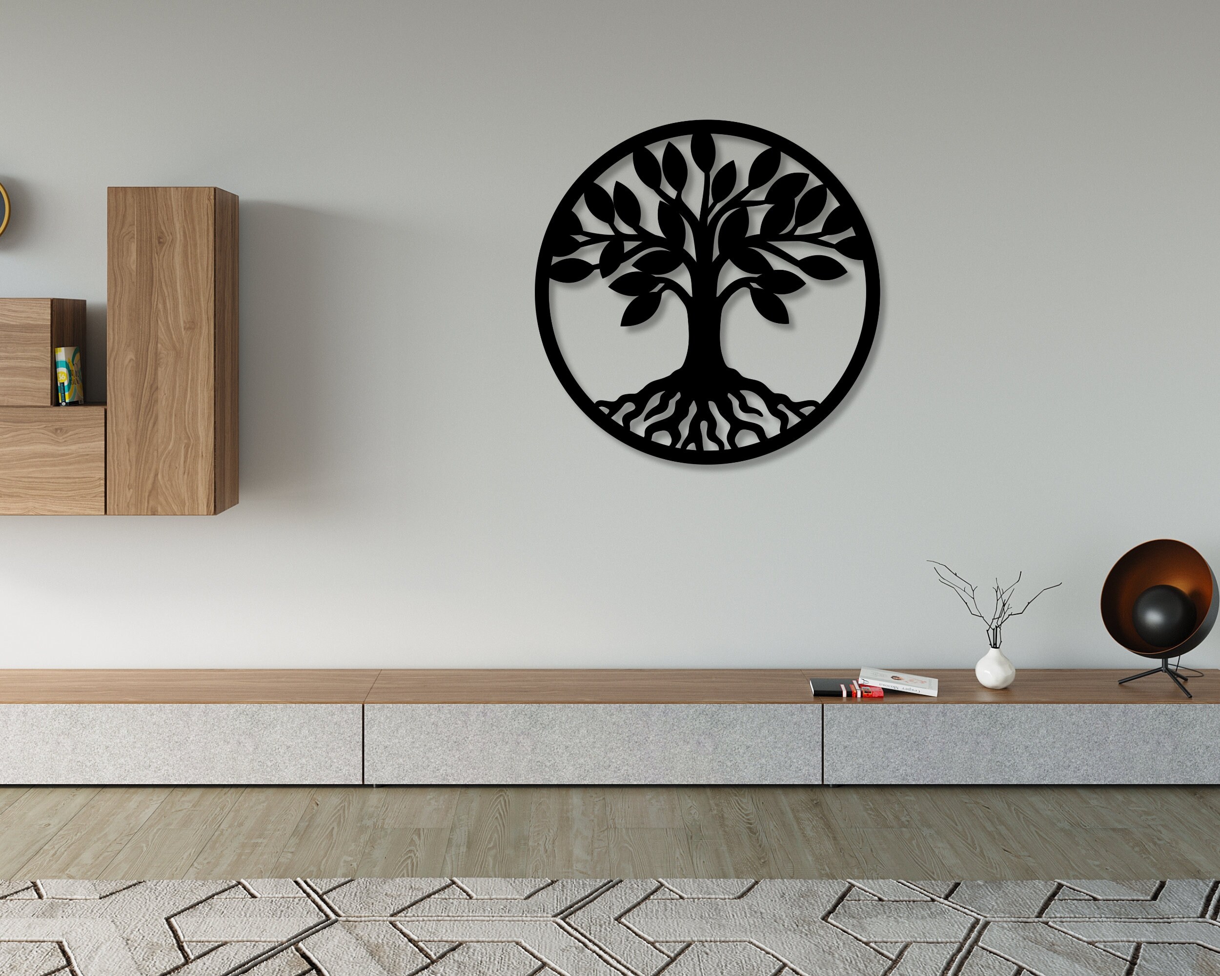 Tree of Life Metal Wall Art Metal Tree of Life Cut Out Metal Art Tree ...