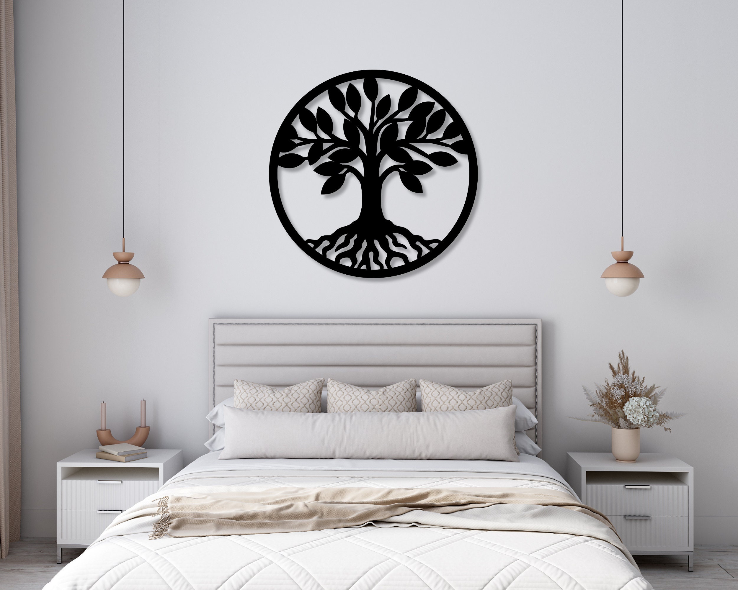 Tree of Life Metal Wall Art Metal Tree of Life Cut Out Metal Art Tree ...