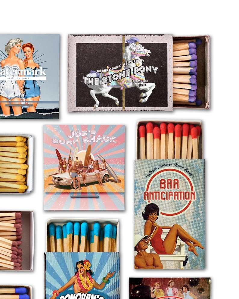 Jersey Shore Bars Matchbox Print - Etsy