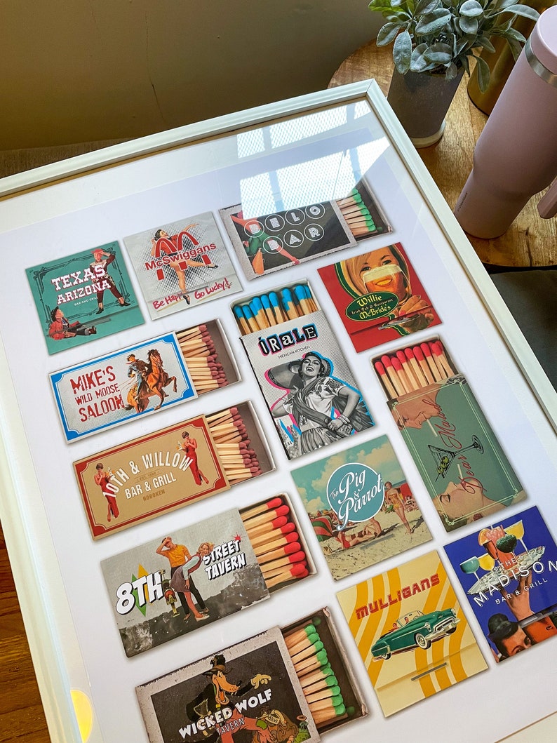 Hoboken Bars Matchbox Print Poster - Etsy