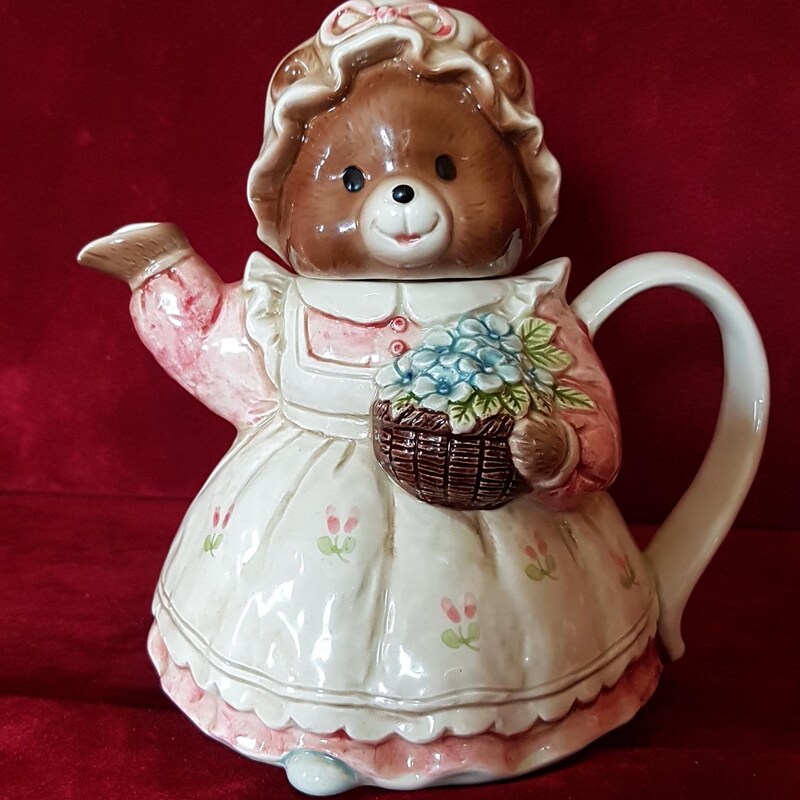 Teddy Bear Teapot - Etsy