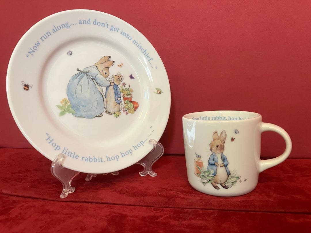 Beatrix Potter - Peter Rabbit - Wedgwood - Set of 2 Frederick Warne ...