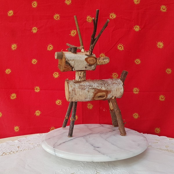 Wooden Reindeer Outdoor - Etsy