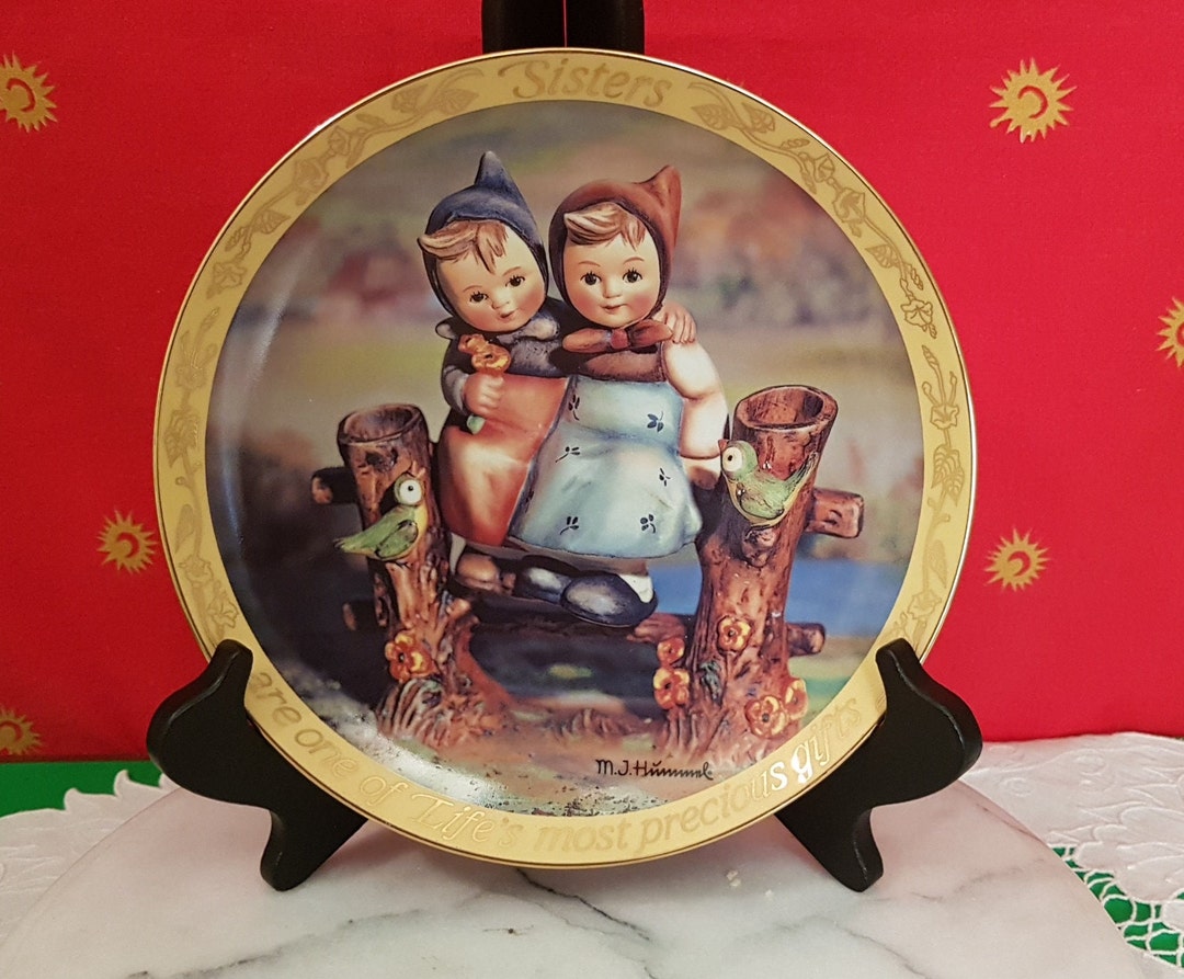 VTG M. J. Hummel Plate sisters a Limited Edition From the Sisters Plate ...