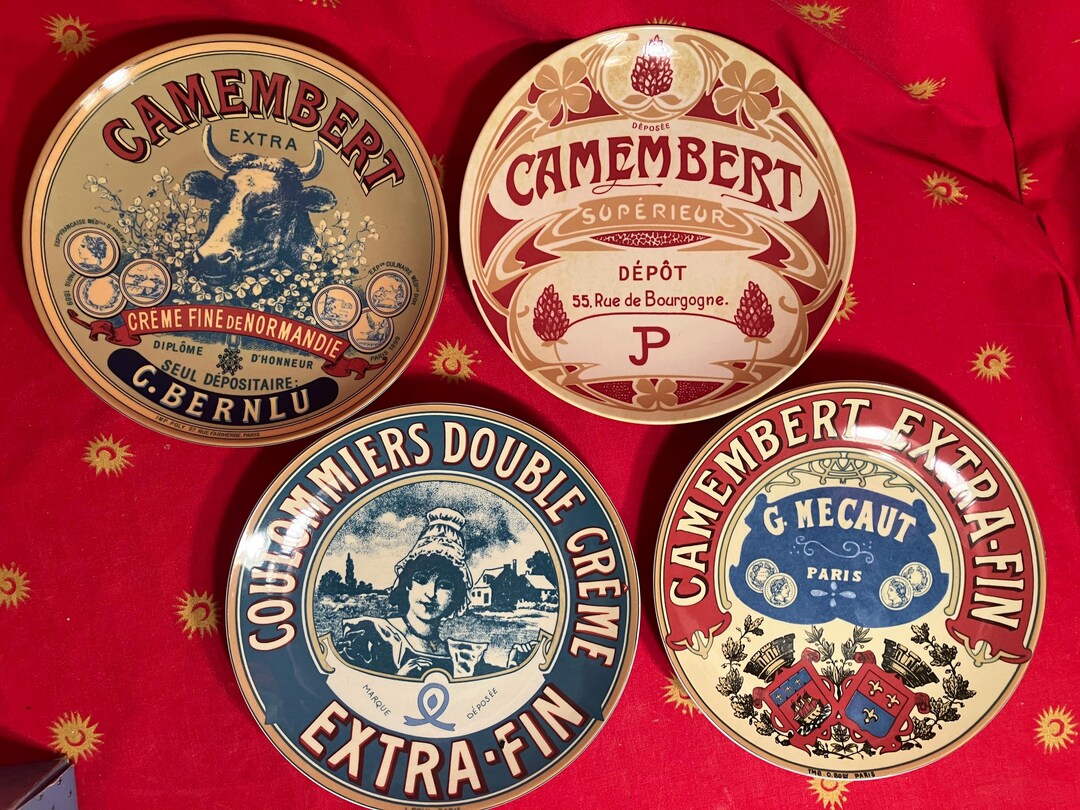 Set of 4pcs Camembert Cheese Plates Microwaveable Dishwasher Oven Safe ...