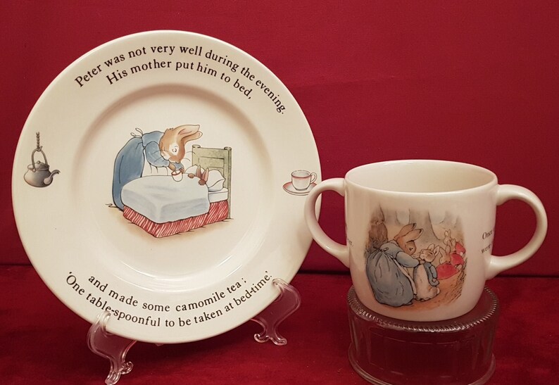 Beatrix Potter Peter Rabbit Wedgwood Frederick Warne & - Etsy