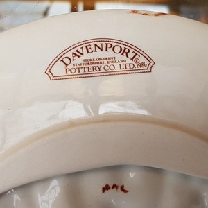 Toby Plates Hand Painted and Produced by Davenport Pottery Company Ltd ...