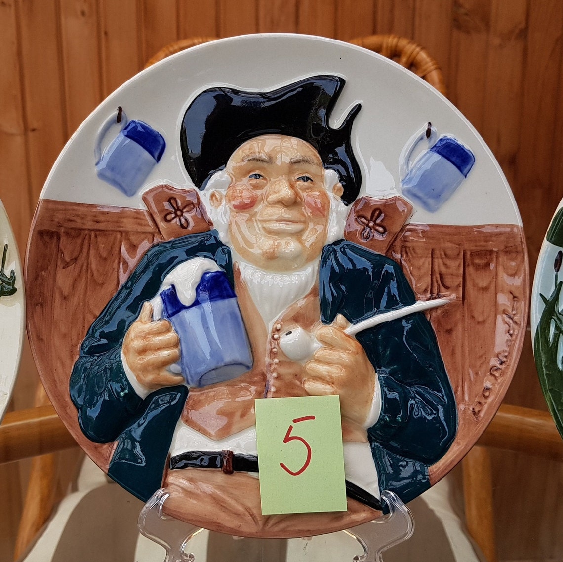 Toby Plates Hand Painted and Produced by Davenport Pottery - Etsy