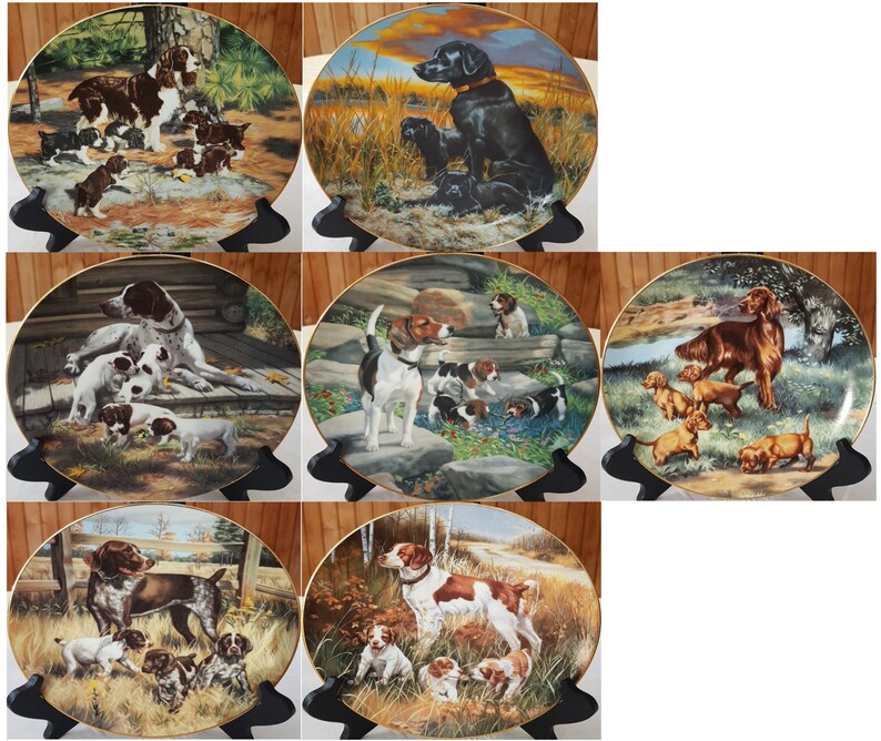 Hamilton Collection Dog Plate: Limited Edition Robert Christie Art ...