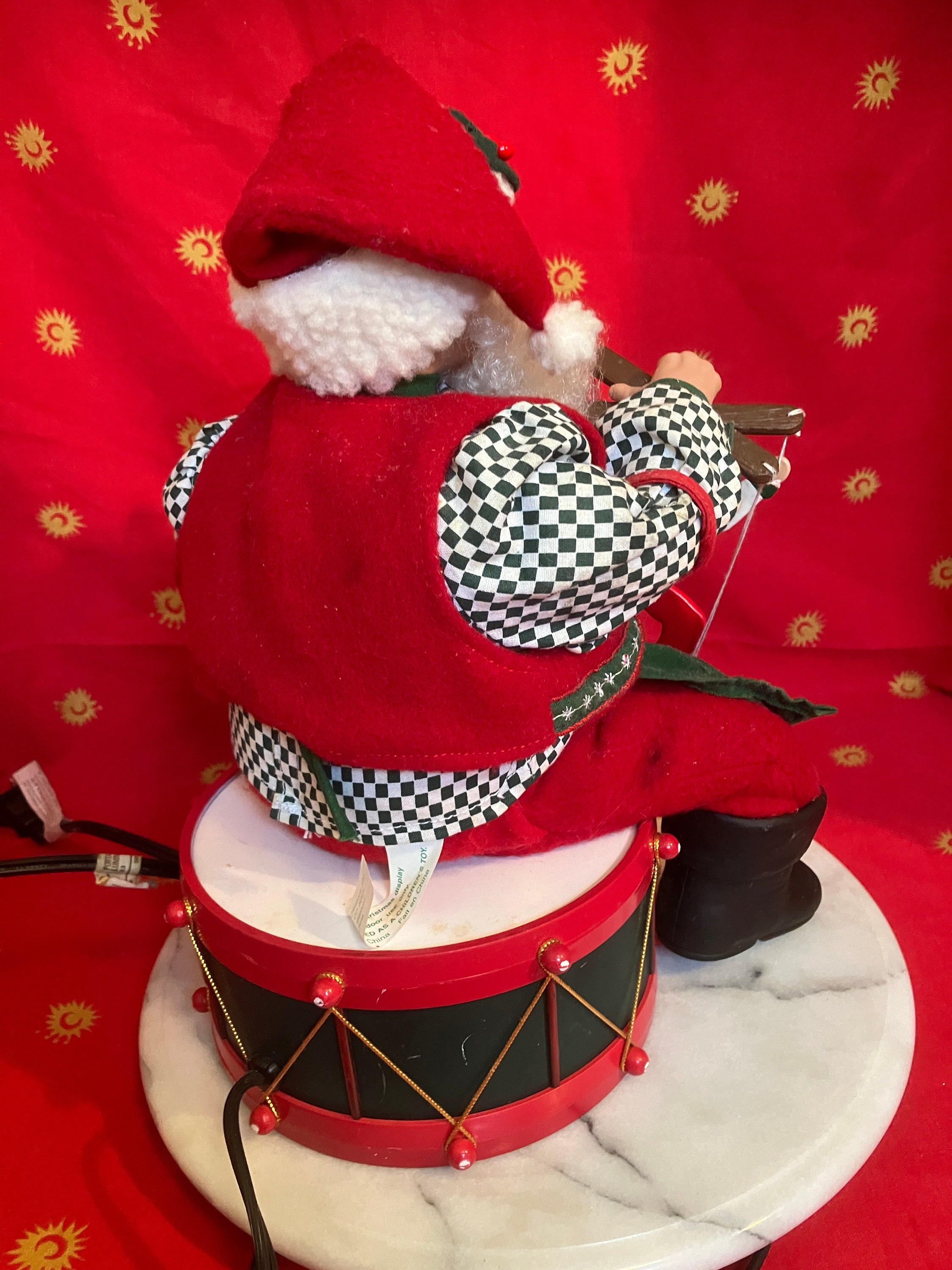 Holiday Creations Animated Santa With Puppet Christmas Holiday Arm Head ...