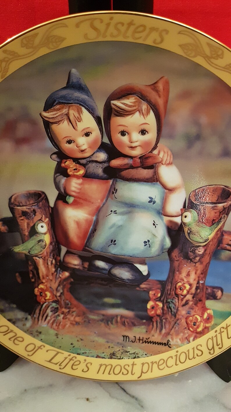VTG M. J. Hummel Plate sisters a Limited Edition From the Sisters Plate ...