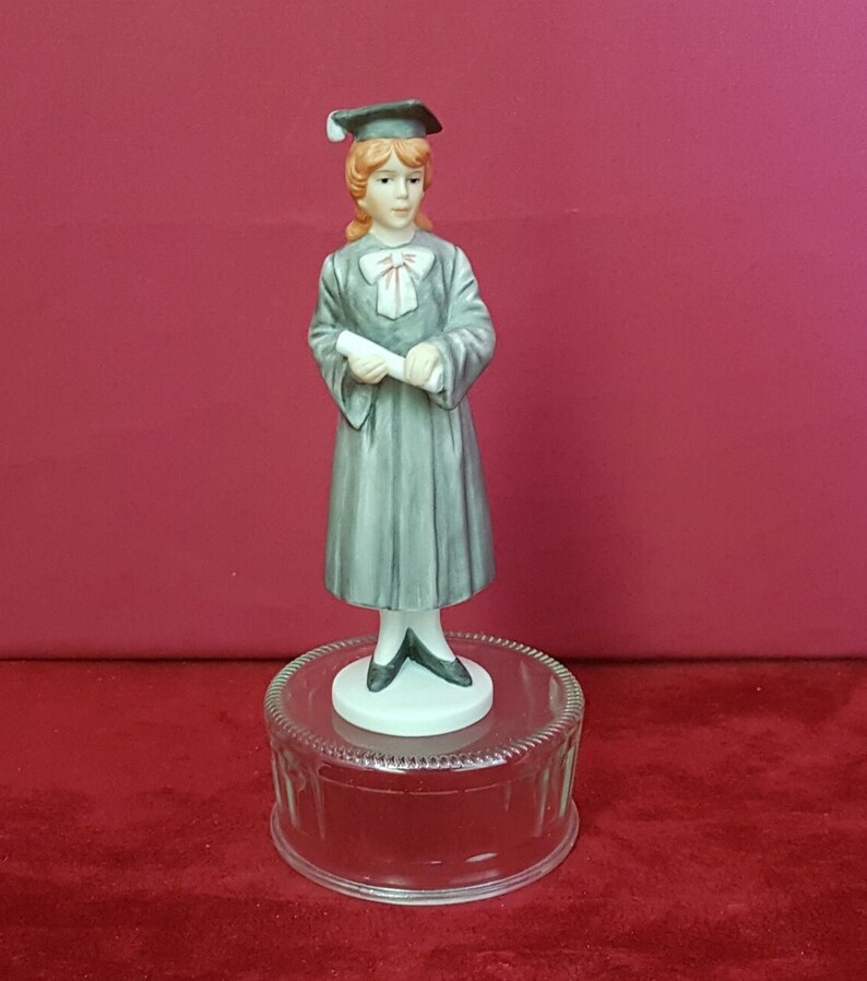 A Day to Remember Enesco E-8815 Female Graduate Figurine 1982 Treasured ...