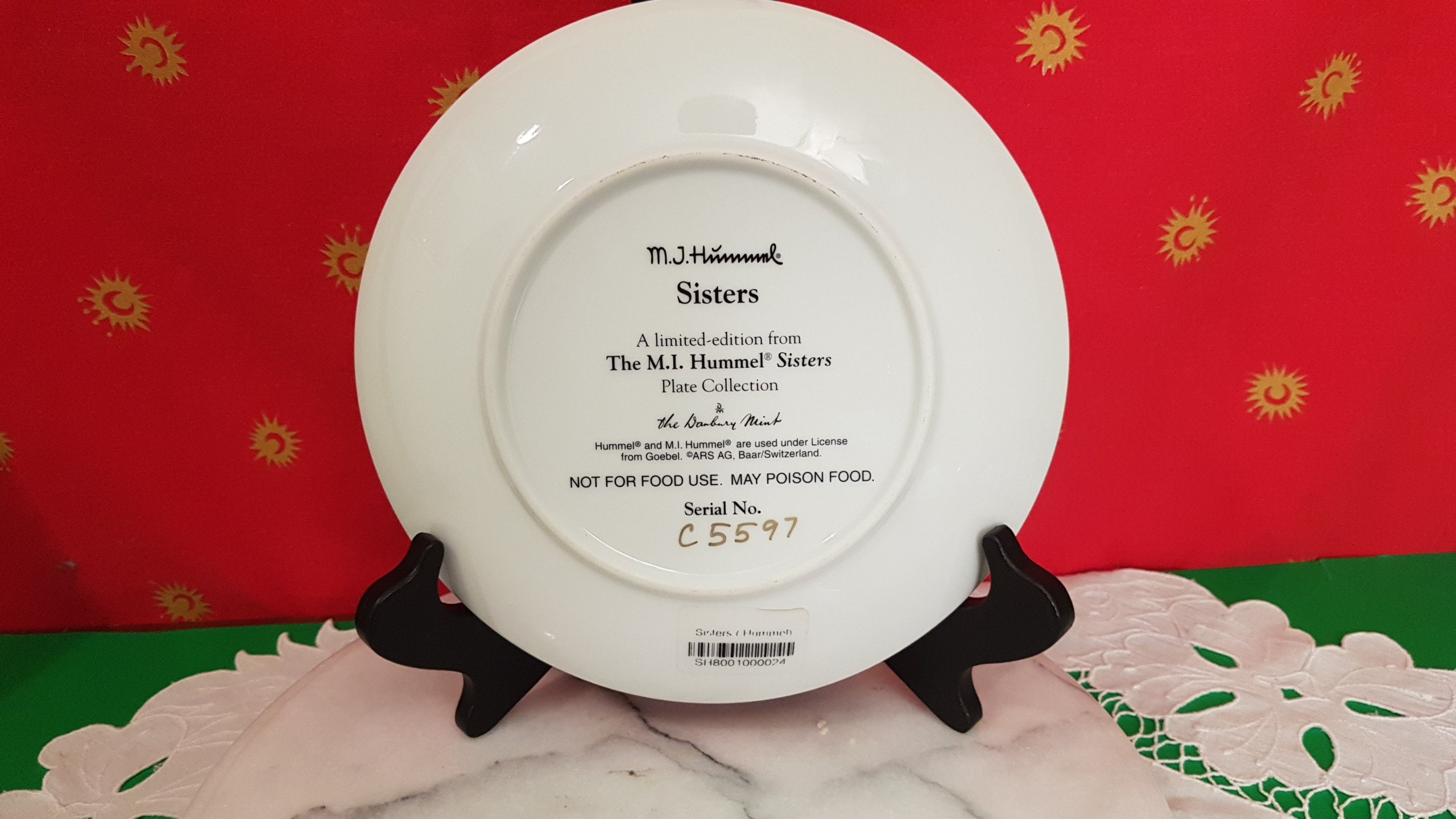 VTG M. J. Hummel Plate sisters a Limited Edition From the Sisters Plate ...