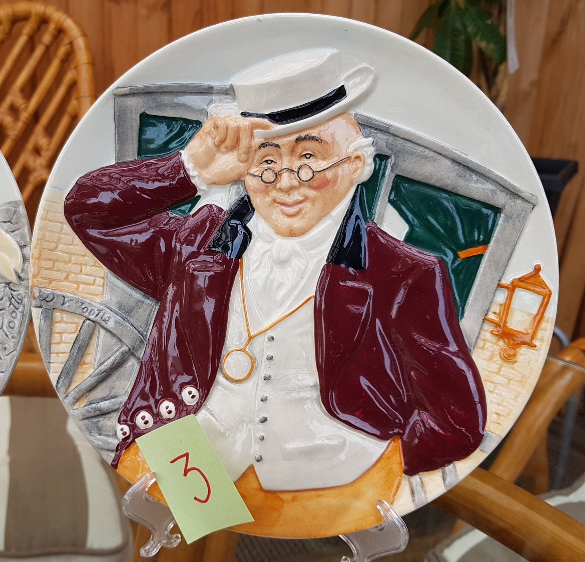 Toby Plates Hand Painted and Produced by Davenport Pottery - Etsy