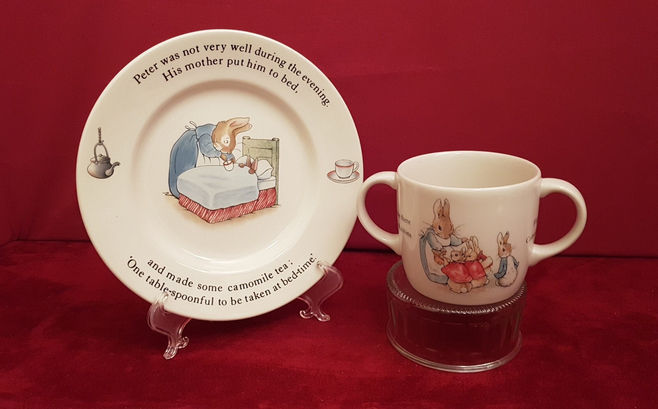 Beatrix Potter Peter Rabbit Wedgwood Frederick Warne & - Etsy