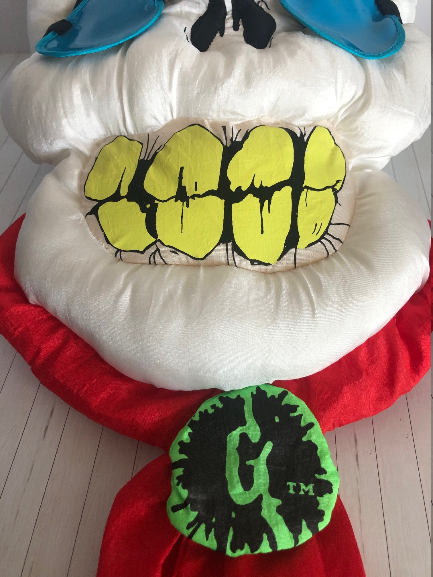 RARE Vintage Goosebumps Curly the Skeleton Plush Puffy Pillow - Etsy UK