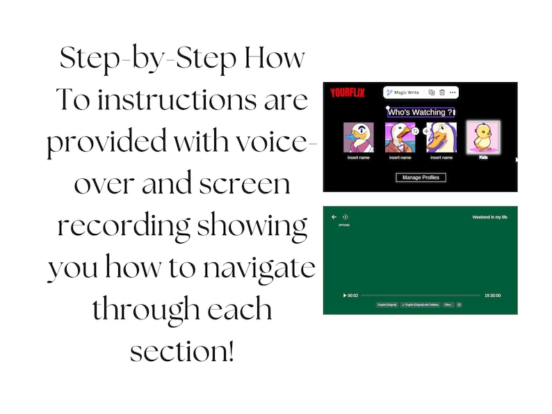 Video Intro Canva Template | Mobile and Horizontal | Step-by-step Video ...