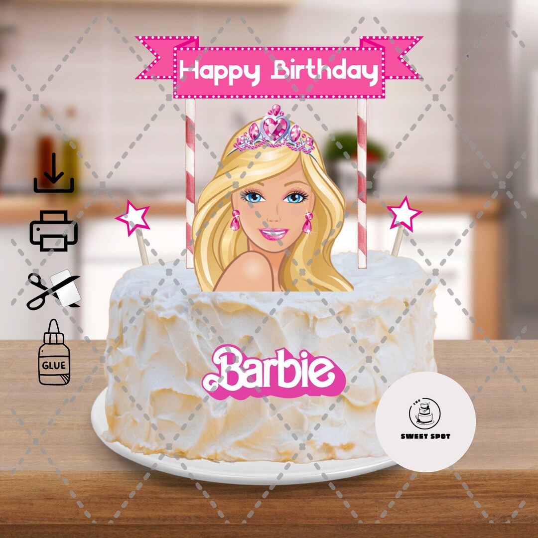 Printable Cake & Cupcake Topper for Girls-digital Download-print From ...