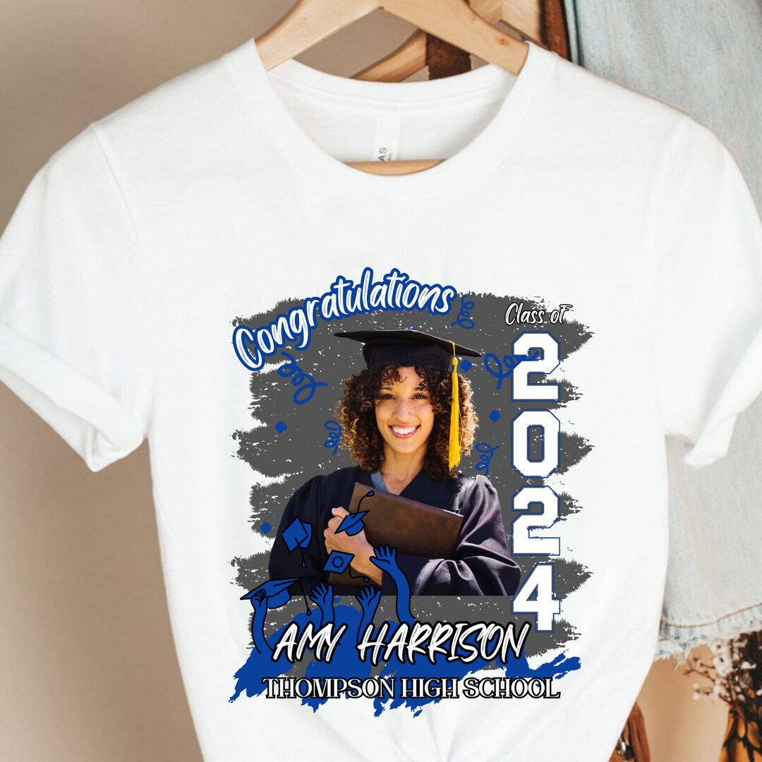 Custom Photo Graduation Shirt, Custom Graduate Shirt, Personalized ...