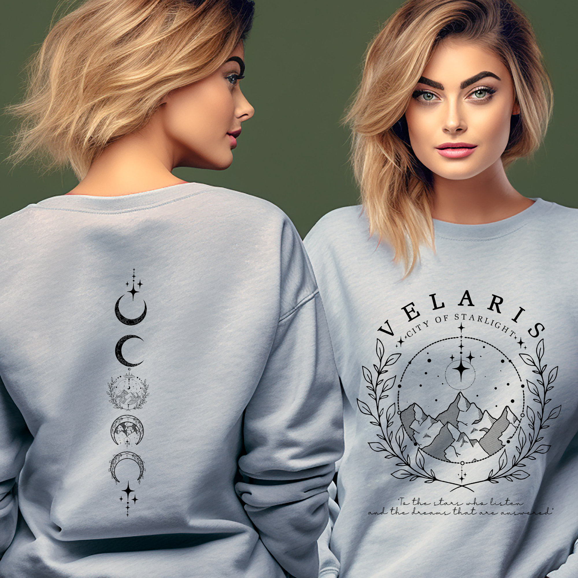 Velaris Sweatshirt, Velaris City of Starlight Sweatshirts, the Night ...