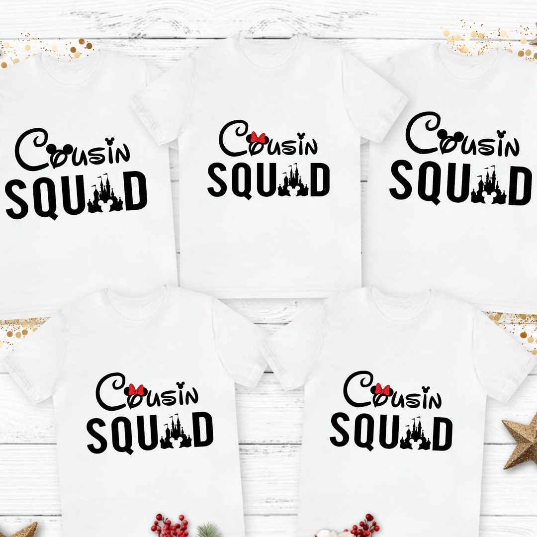 Disney Cousin Squad Shirts, Disney Family Trip Shirts, Disney Matching ...
