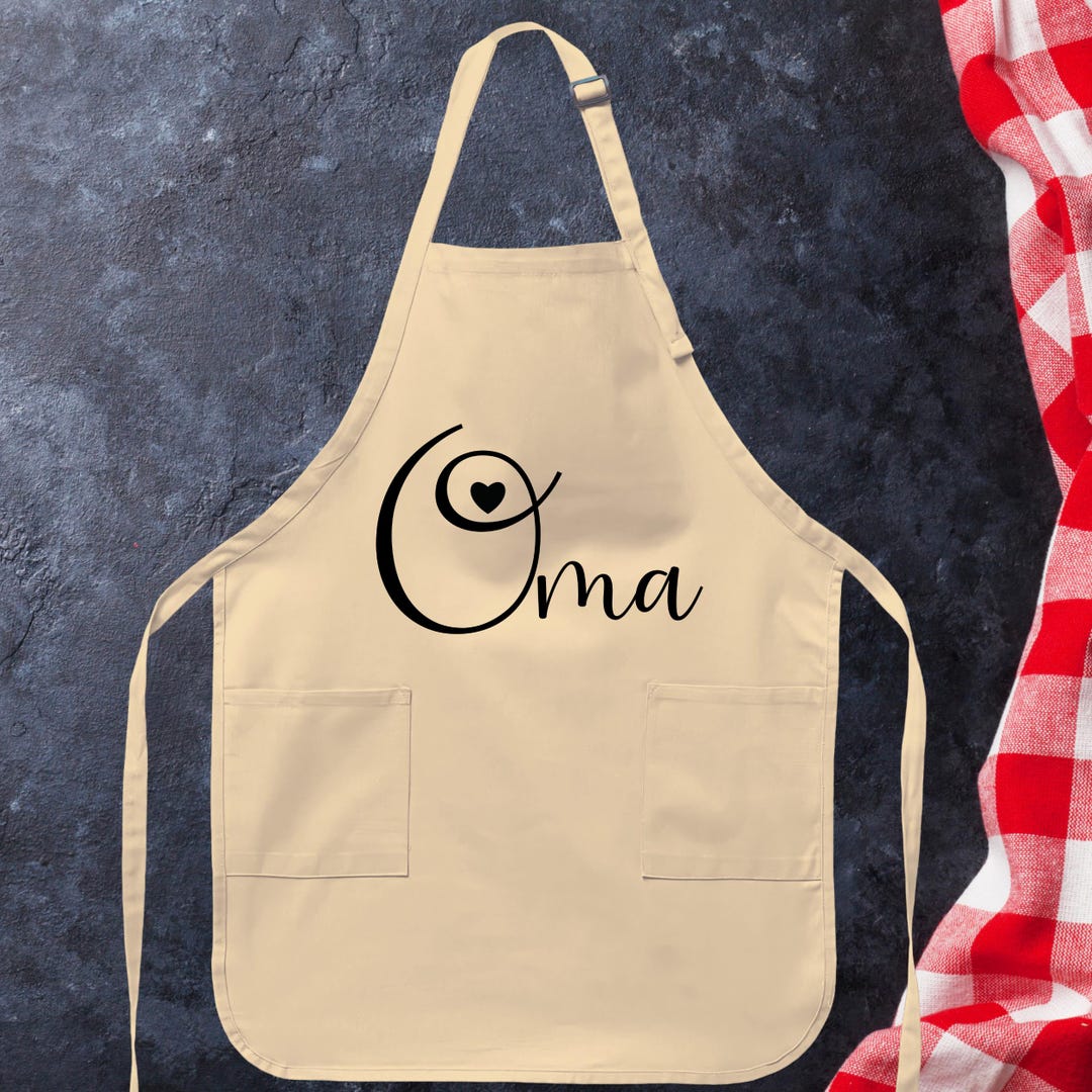 Personalized Apron for Mama Kitchen Apron, Oma Apron, Custom Cooking ...