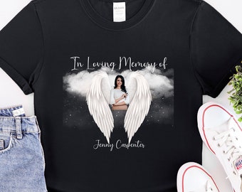 Custom Shirt, in Loving Memory, Custom Photo Shirt, Rest in Peace Shirt ...