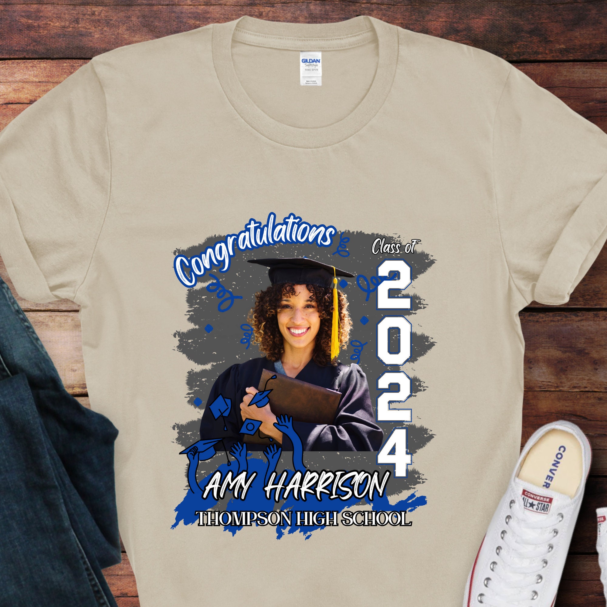 Custom Photo Graduation Shirt, Custom Graduate Shirt, Personalized ...