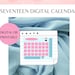 Digital Planner, Seventeen Kpop, Printable Calendar, Undated Month ...
