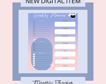 Digital Planner, Seventeen Kpop, Printable Calendar, Undated Month ...