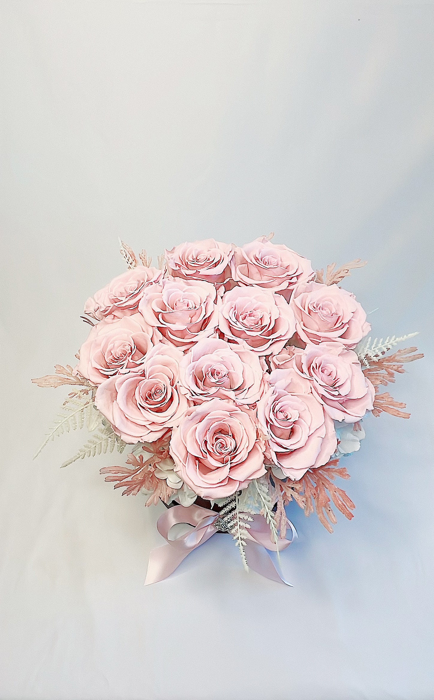 Pink Preserved Roses Eternal Roses Forever Roses Home Decor Box of ...