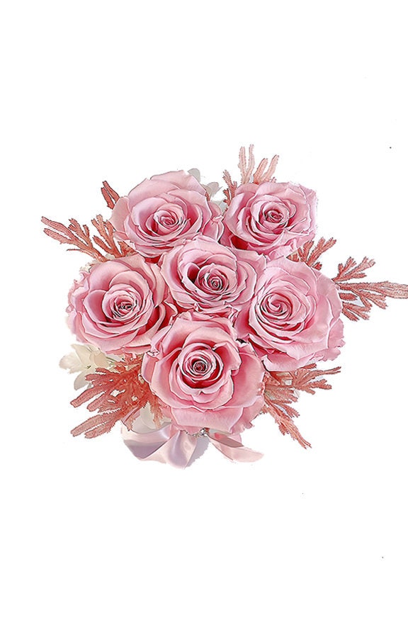 Pink Preserved Roses Eternal Roses Forever Roses Home - Etsy
