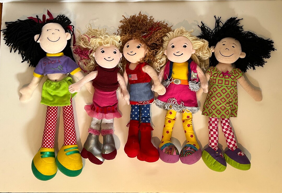 Vintage Groovy Girls Dolls Set Of 5 Etsy
