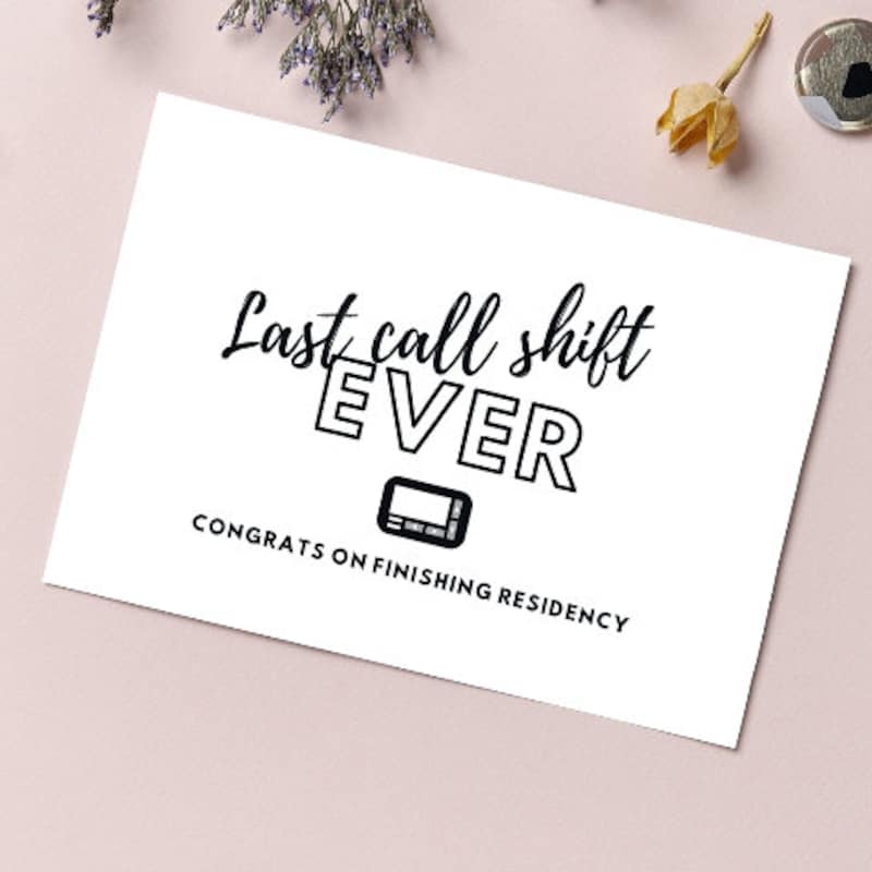 Residency Graduation - Etsy