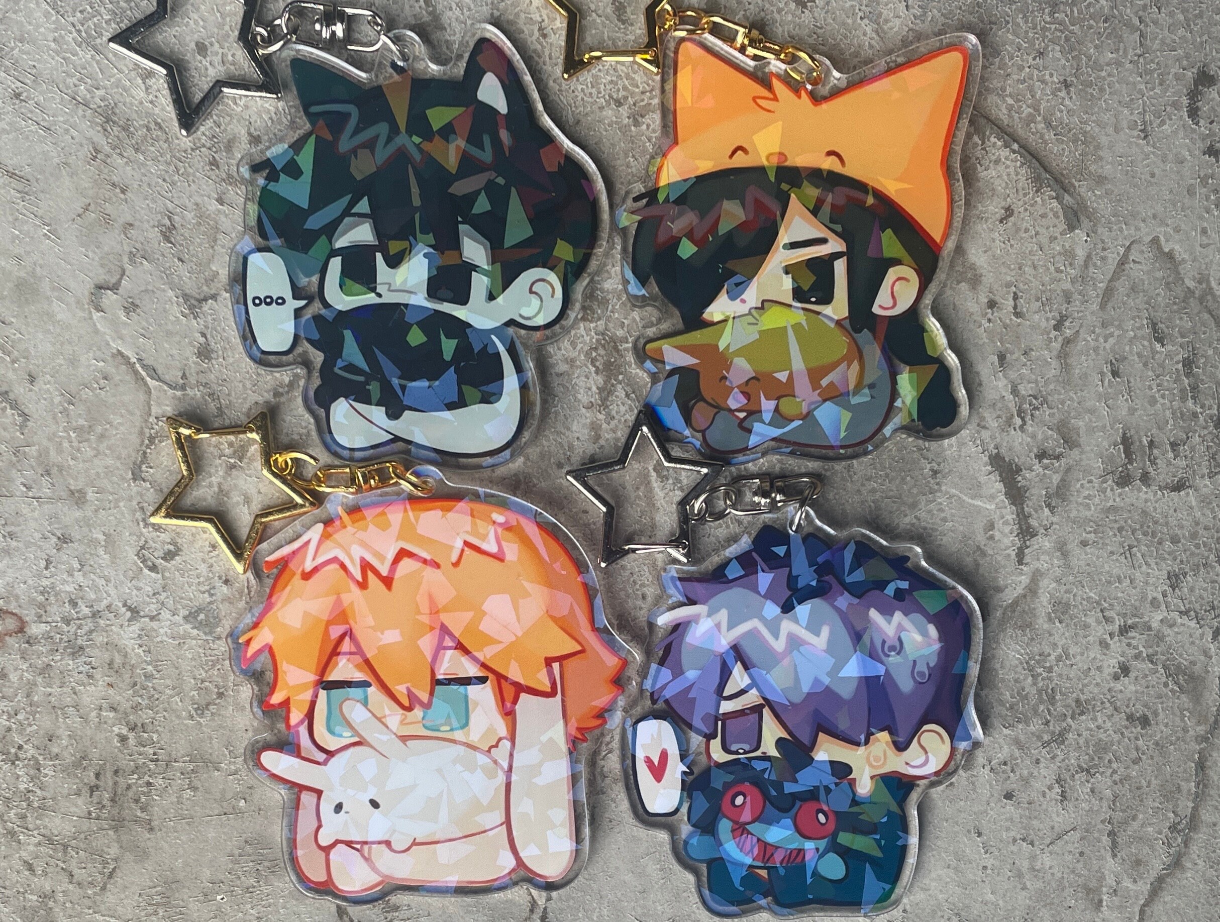 Holo Rpgmakerhorror Pet Charms- Omori, Mogeko Castle, End Roll, Ib - Etsy