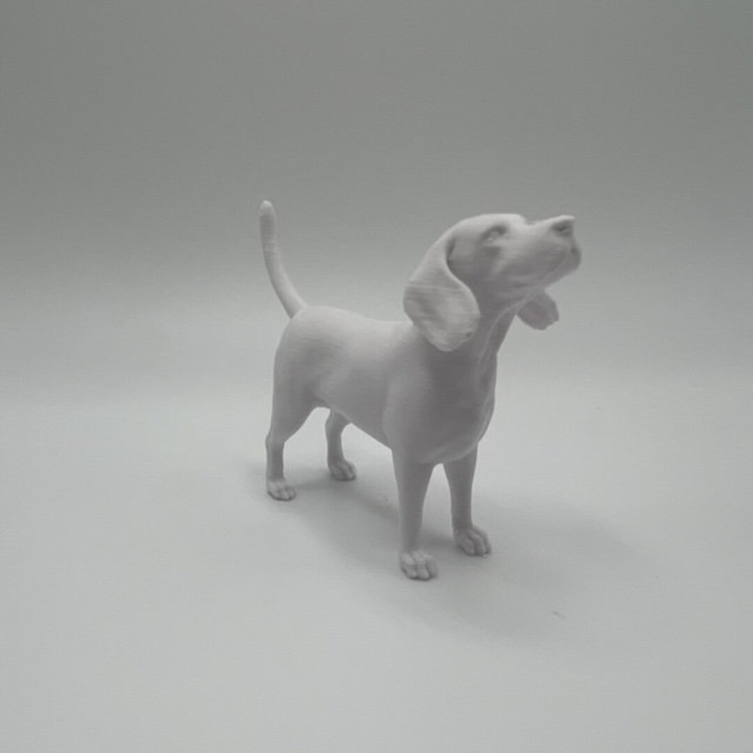 Custom 3D Printed Beagle Dog Figurine - Etsy