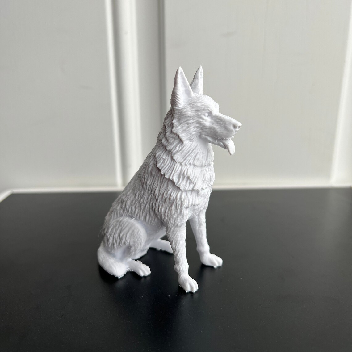 Custom 3D Printed German Shepherd Dog Figurine | Etsy