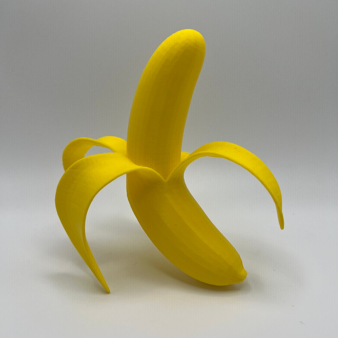 3D Printed Banana Fruit Figurine - Etsy 3D Printed Banana Fruit Figurine - Etsy