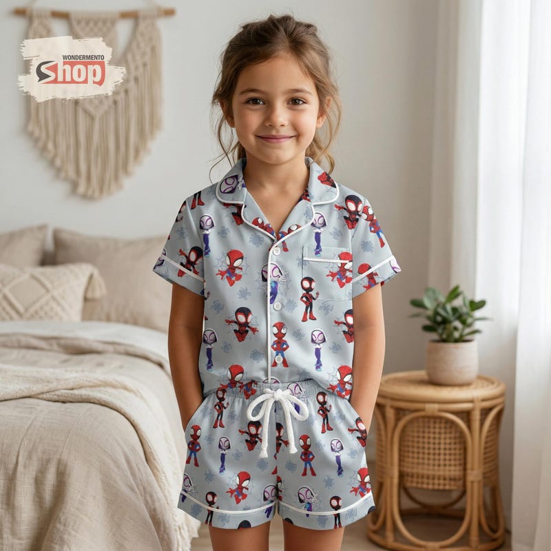 Spiderman Kids Pajamas - Etsy