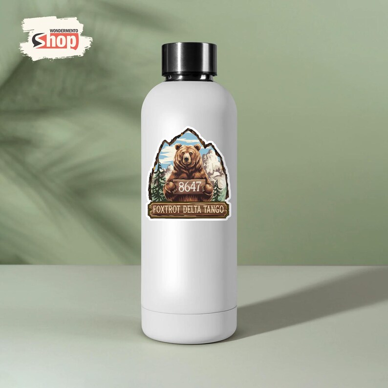 Foxtrot Delta Tango 8647 Bear Sticker – Political Anti Trump Sticker ...