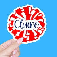 50 Cheerleading Stickers, Assorted Self Adhesive Waterproof Stickers ...