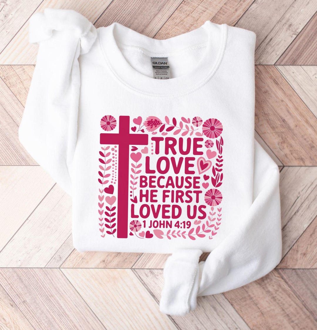 He Love Us First PNG Sublimation Design, Valentines Png, Christian PNG ...