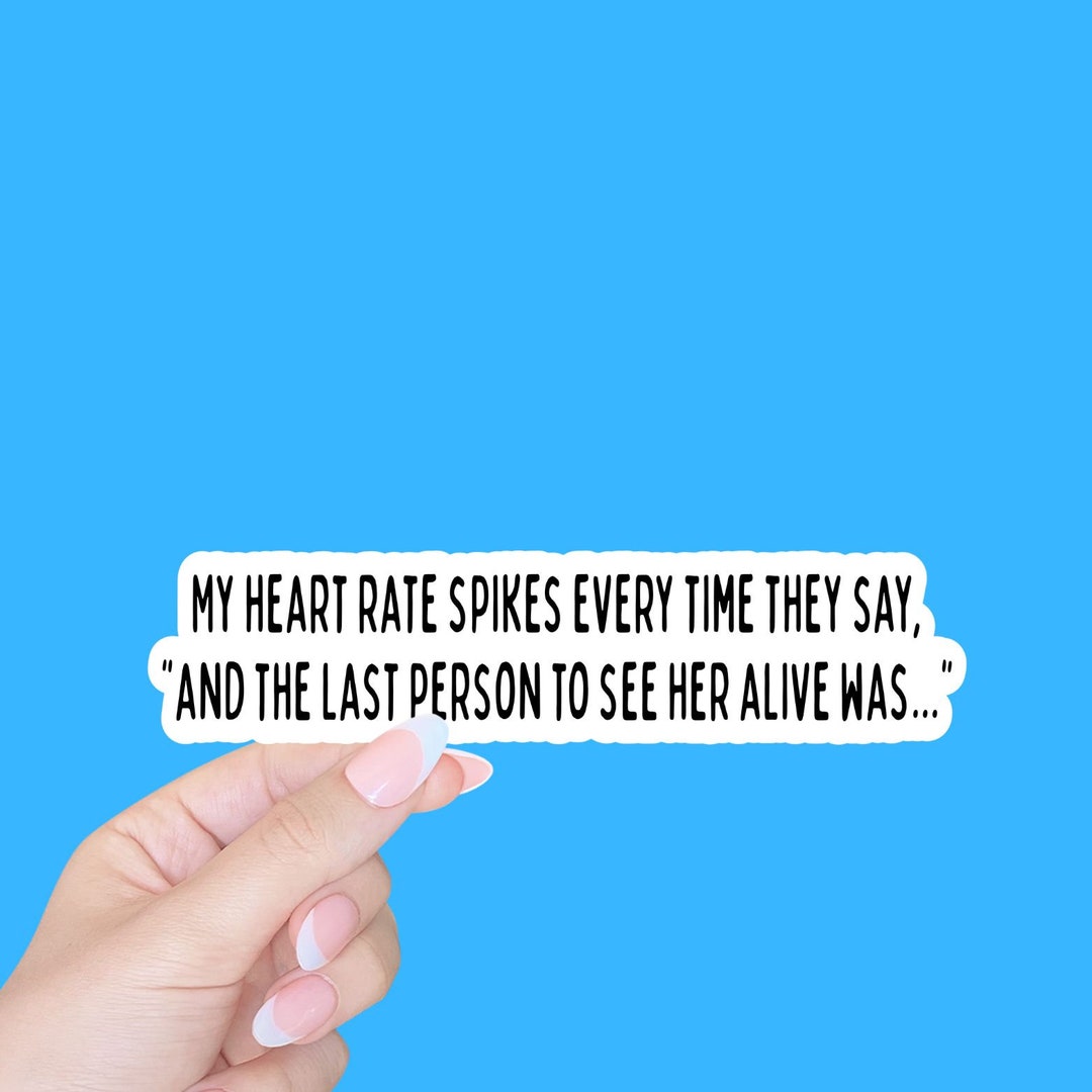 True Crime/true Crime Stickers/funny Stickers/water Bottle Stickers ...