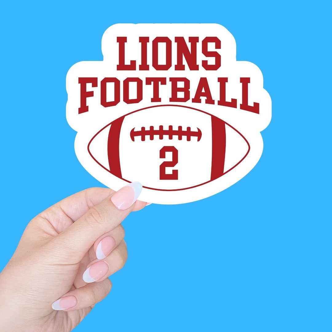 Personalized Football Sticker/custom Football Sticker/football Team ...