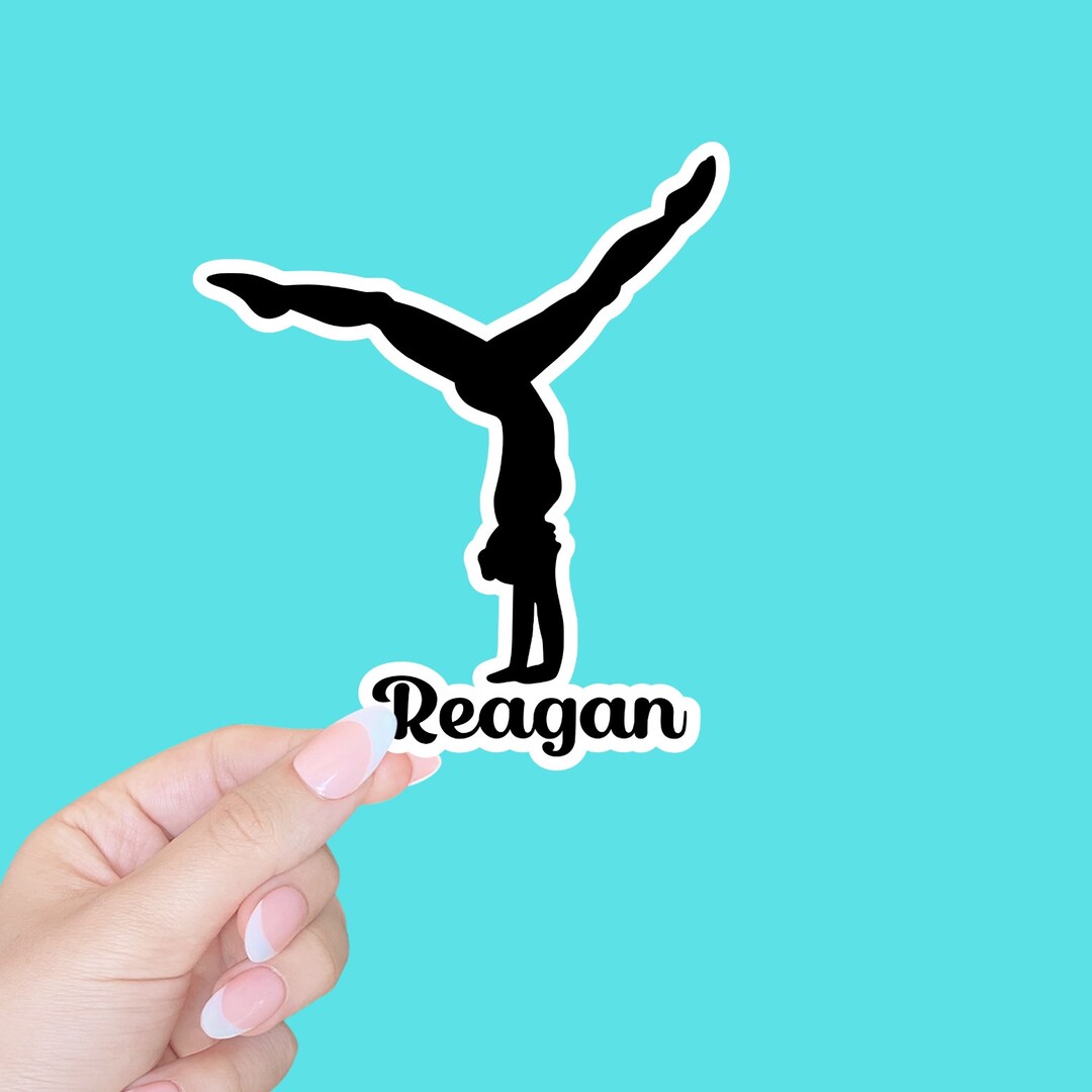 Custom Gymnastics Sticker/gymnastics Gift/handstand Pose/gymnastics ...
